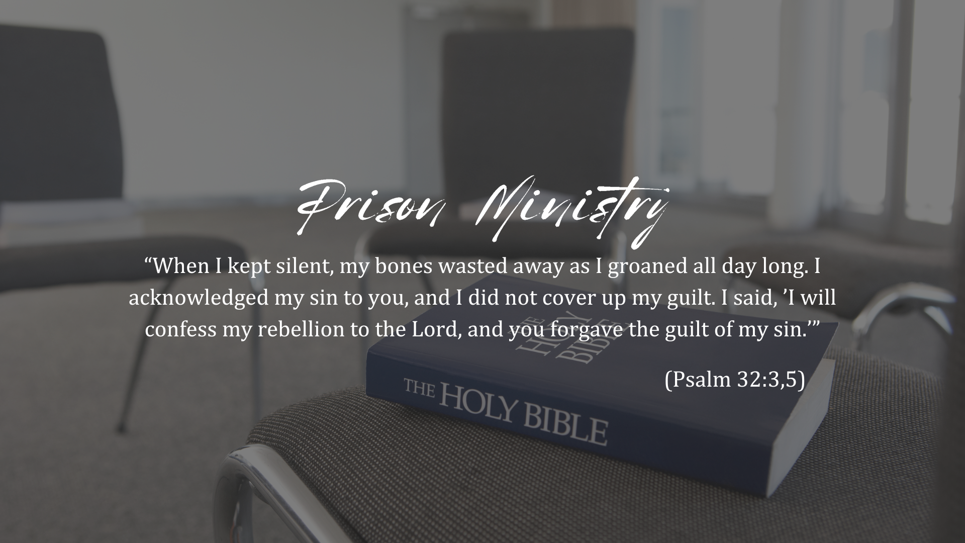 Prison Ministry – Community Lutheran Church